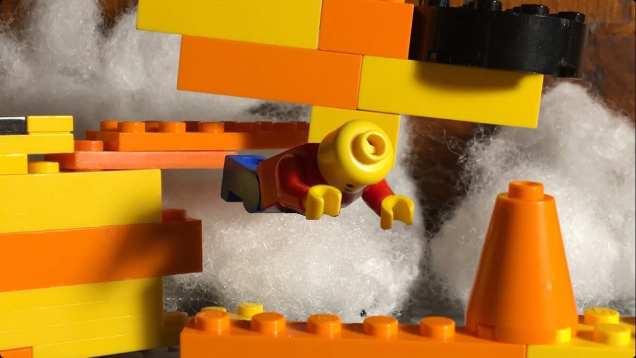LEGO Man Explodes - YouTube