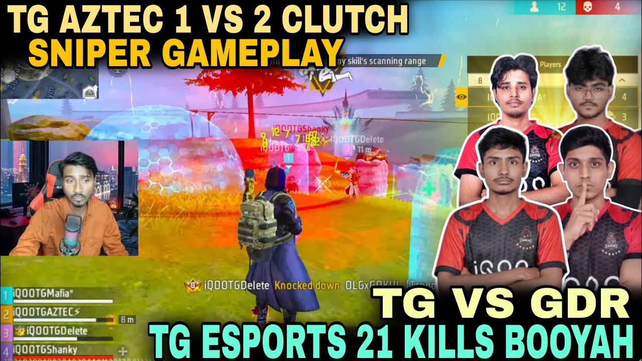 TG VS GDR VS S8UL 😲| TG AZTEC BACK TO BACK 1 VS 2 CLUTCH ☠️| 21 KILLS ...