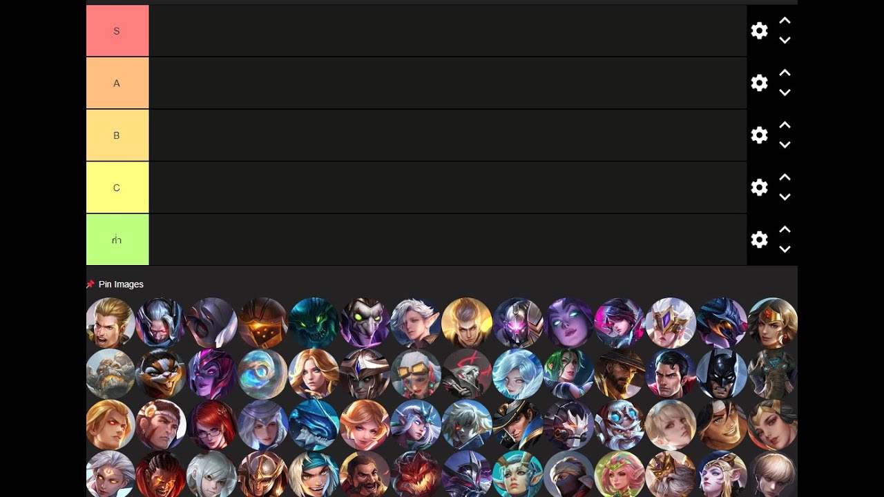 จัดTier list rov (พึ่งกลับมาเล่นทั้งคู่) - YouTube