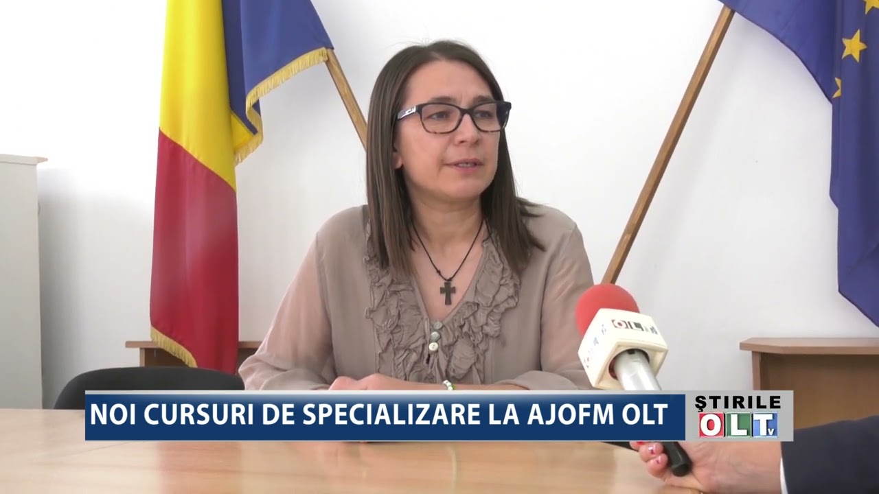 NOI CURSURI DE SPECIALIZARE LA AJOFM OLT 2610 - YouTube