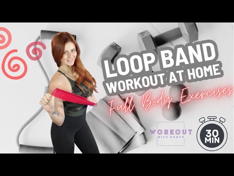 Band blast workout 🥵 / Loop band exercises to strengthen full body ...