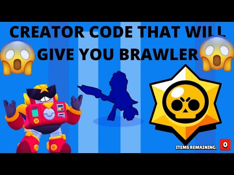 brawl stars creator code that can give you brawler 😱😱 || brawl stars ...