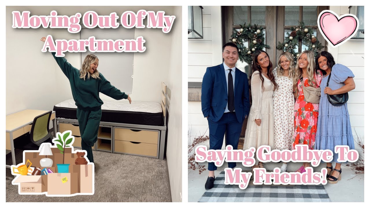Moving Out Of My Apartment/ Saying Goodbye To My Friends - YouTube