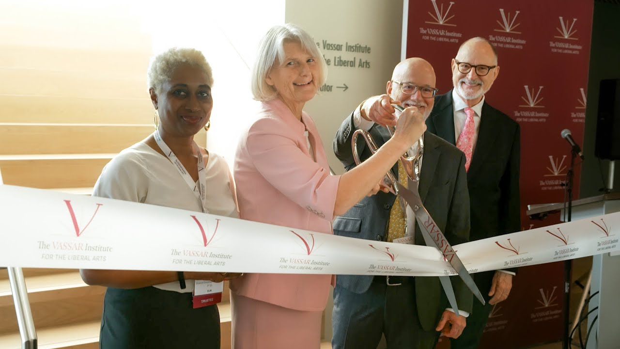 The Vassar Institute for the Liberal Arts Ribbon-Cutting - YouTube