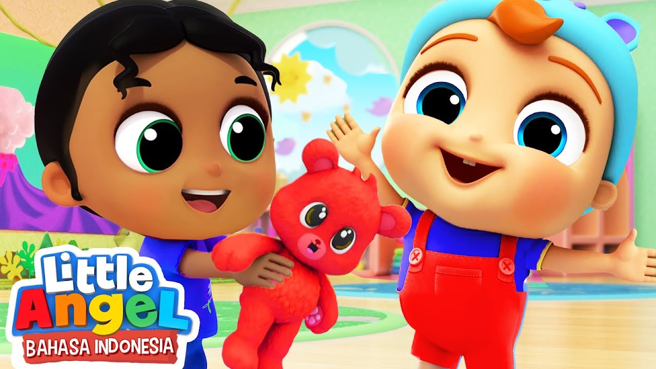 Yuk Berbagi Mainan dengan Teman | Kartun Anak | Little Angel Bahasa ...