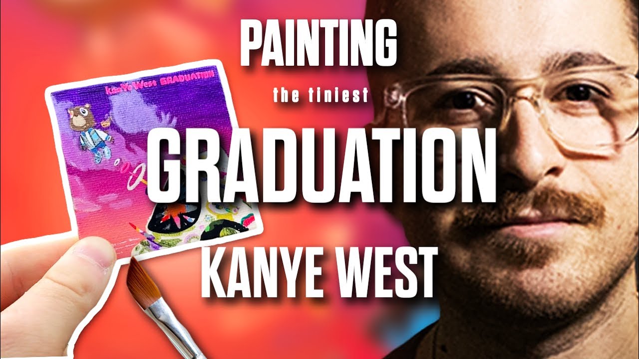 Kanye West "Graduation" | Mini Canvas Acrylic Painting - YouTube