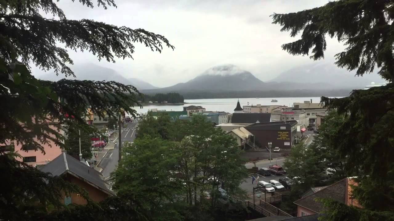 Funicular Tram In Ketchikan from Creek Street up Cape Fox Hill - YouTube