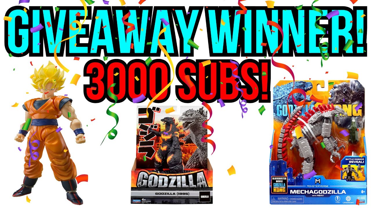 Celebrating 3000! subs Giveaway Winners Announcement!! - YouTube