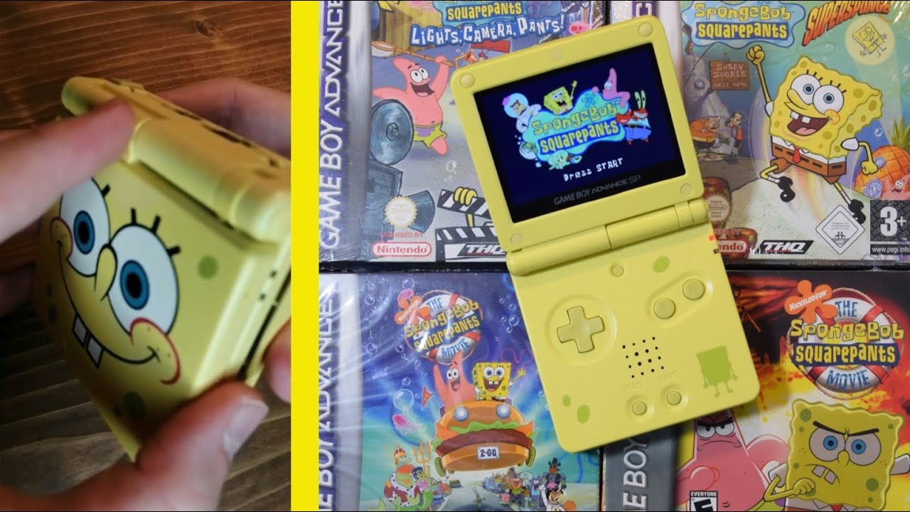 The Ultimate SpongeBob SquarePants Gameboy Advance SP - YouTube