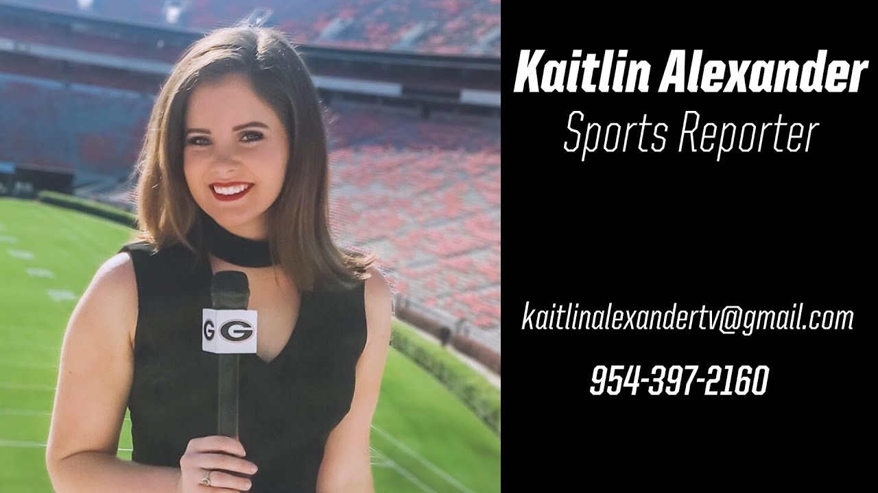 Kaitlin Alexander Sports Reporter Reel - YouTube