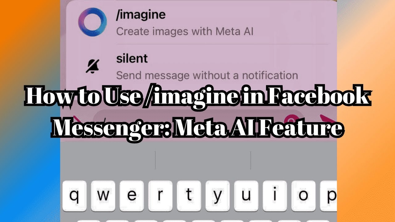 How to Use /imagine in Facebook Messenger: Meta AI Feature - YouTube