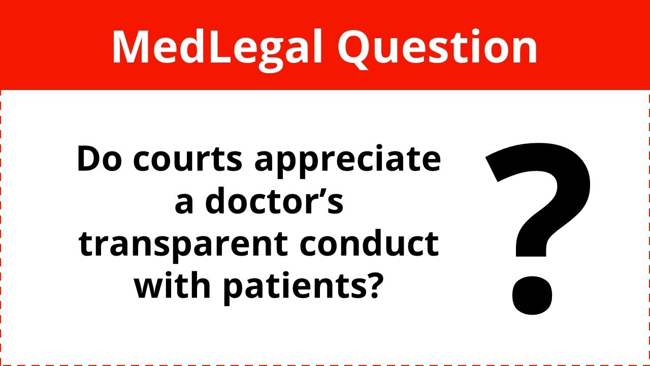 The Big MedLegal Question | Medical Law Cases - For Doctors - YouTube