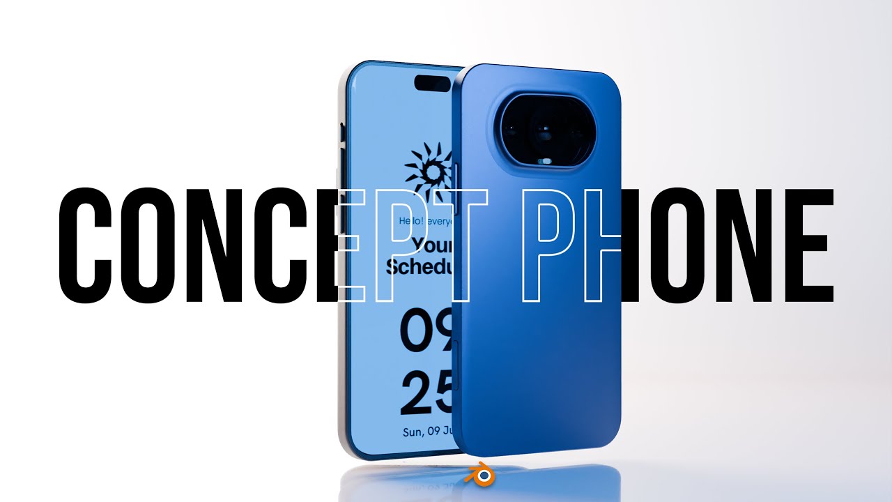 Smartphone Concept in Cinematic 3D Visualization - YouTube