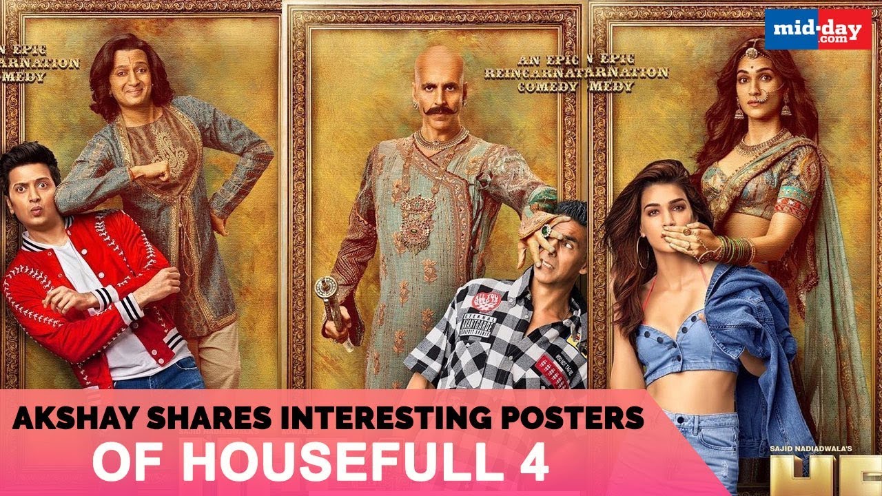 Akshay Kumar shares interesting posters of Housefull 4 - akshay kumar ...