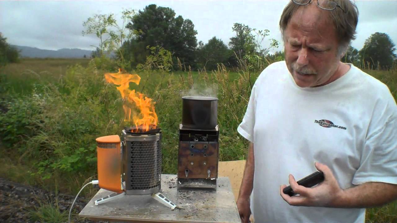 BioLite Charging Test - using iPhone 4S and comparing with Cup Charger ...