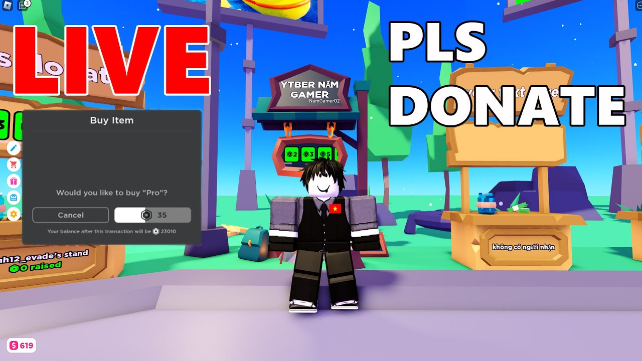 PLS DONATE HÔM NAY LÀ THỨ 2 - YouTube