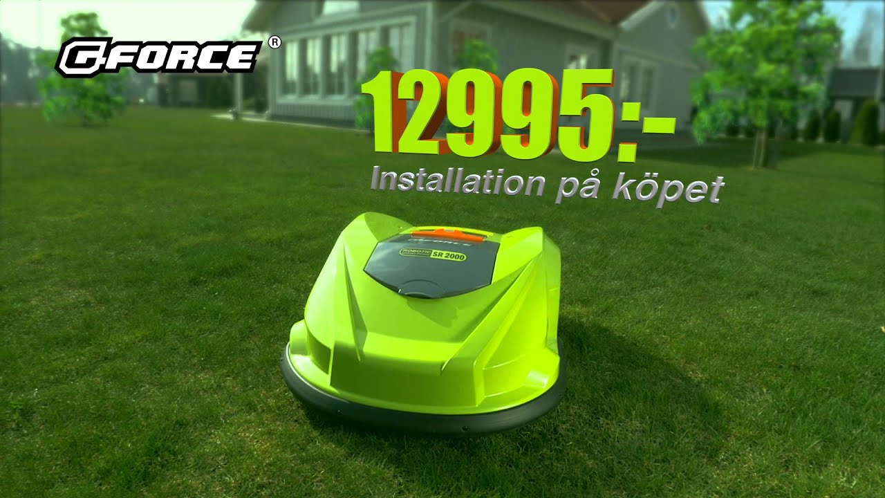 G FORCE Robotic Mower is Now on TV! - YouTube