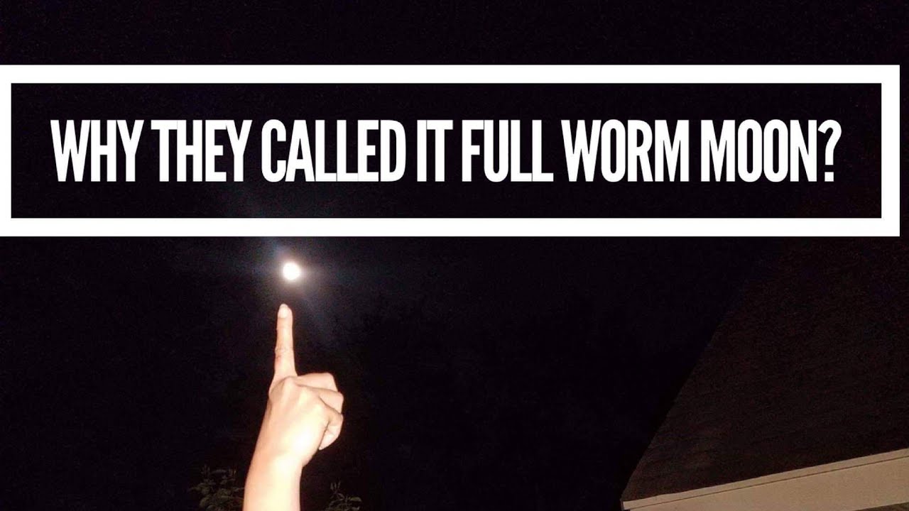Why they called it a full WoRM MOON? - YouTube