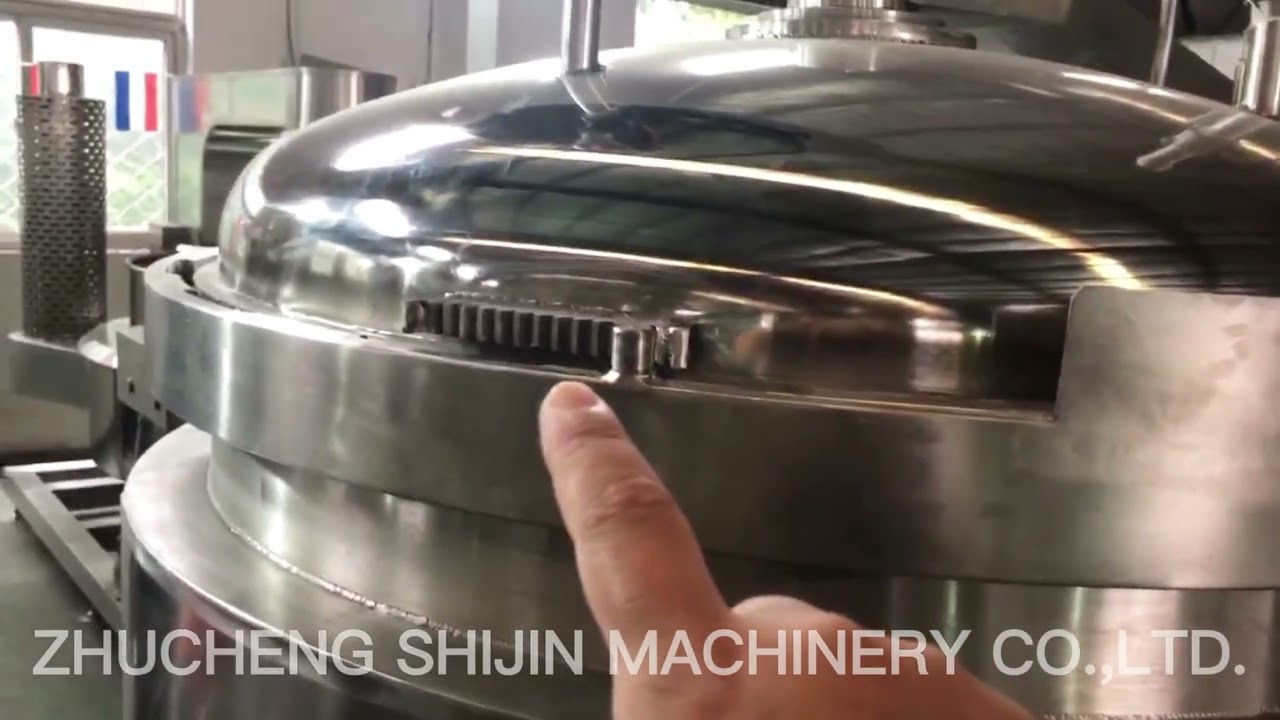 Fully automatic vertical pressure cooker for cooking soybean meat and ...