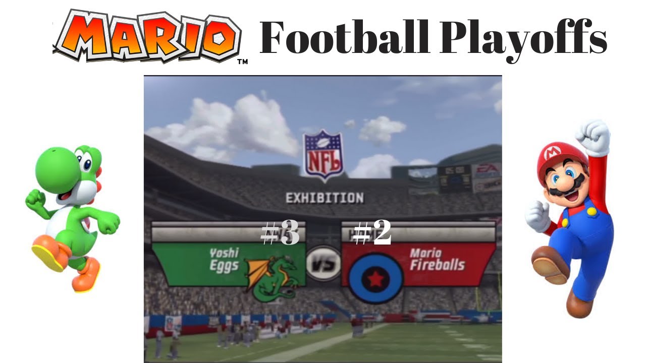 Mario Football Playoffs - 3. Yoshi Eggs vs. 2. Mario Fireballs - HFC ...