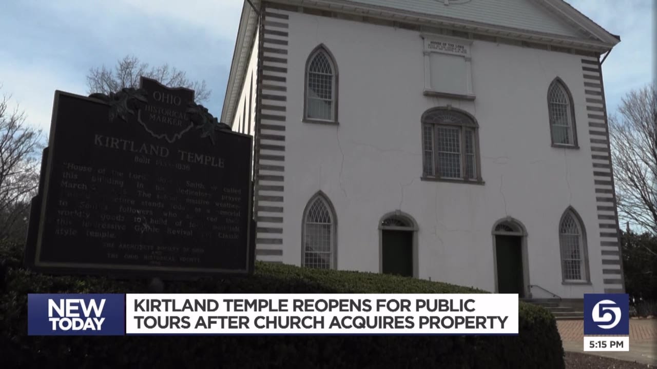 Kirtland Temple reopens for public tours after Church acquires property ...
