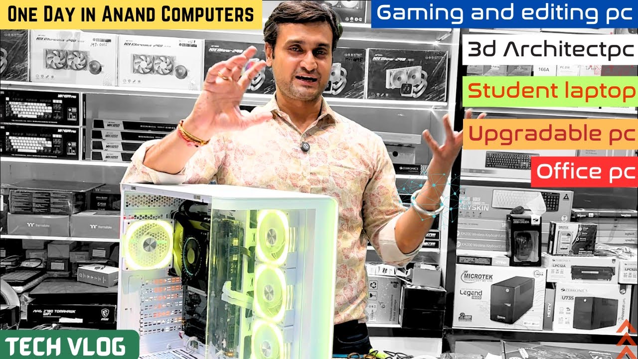 One day in Anand Computers || Gaming pc || Business laptop || Student ...