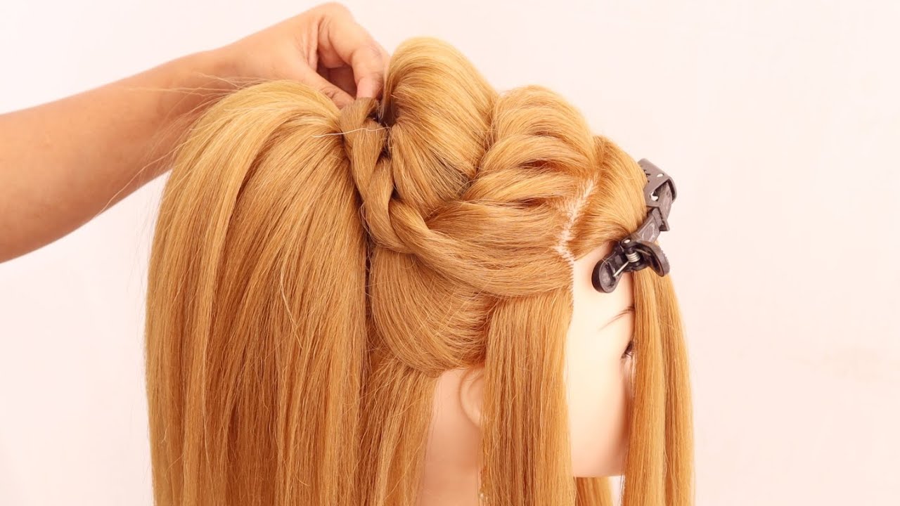 Ponytail hairstyle tutorial step by step | how to make hairstyle at ...