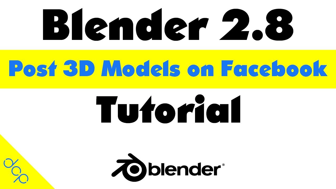 How to post Blender 3D objects on Facebook - [ Facebook 3D Post ...