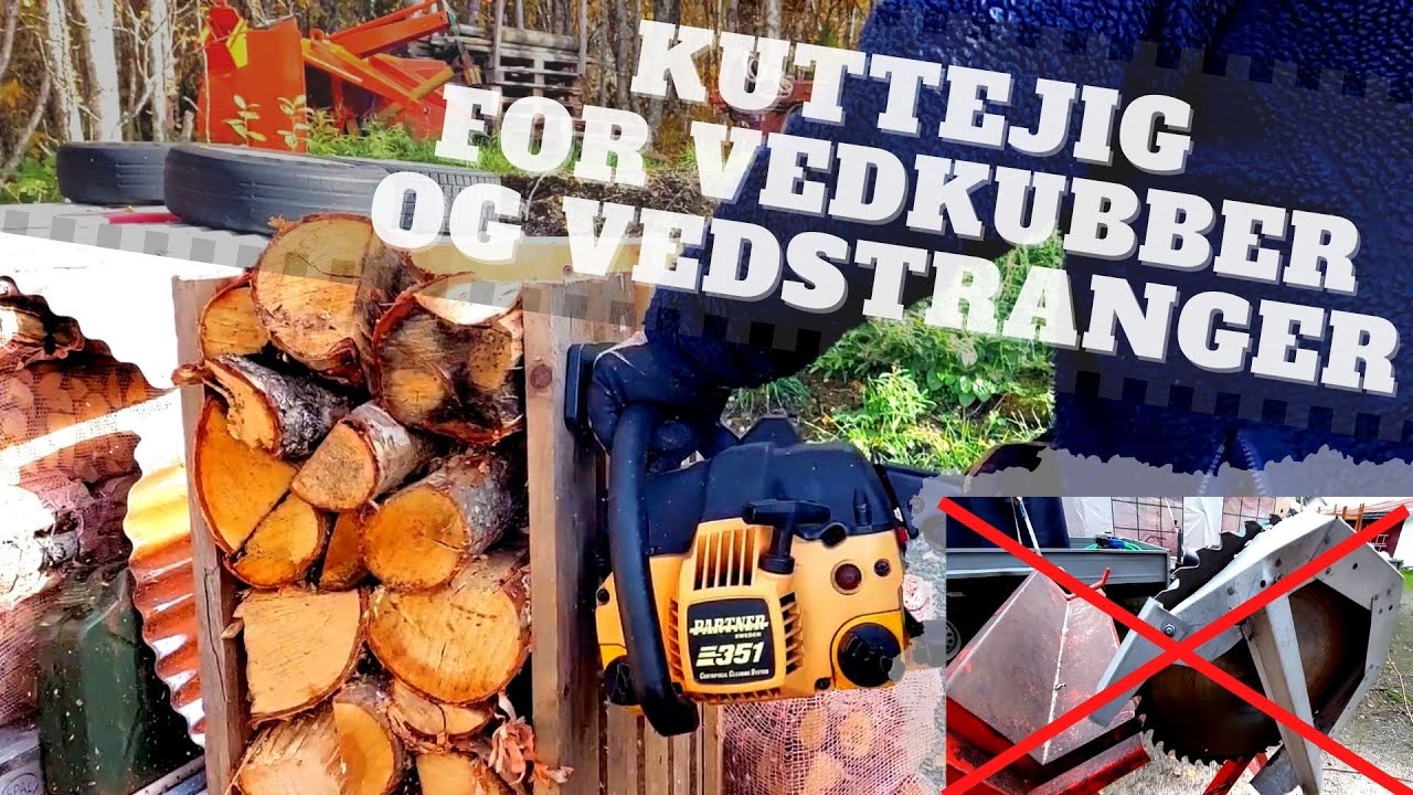 Slik lager du en enkel kuttejig for vedkubber/vedstranger av paller ...