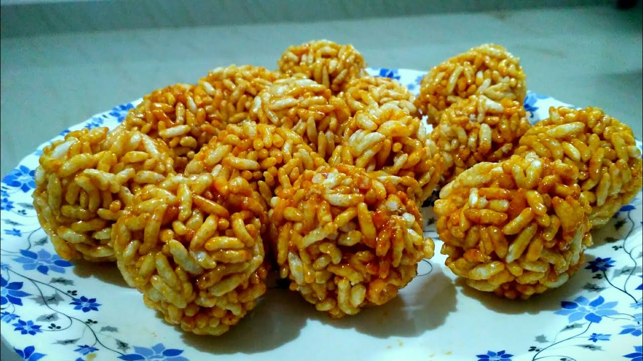 Murmura recipe || Murmura laddu || Muri laddu recipe || Murir moa ...