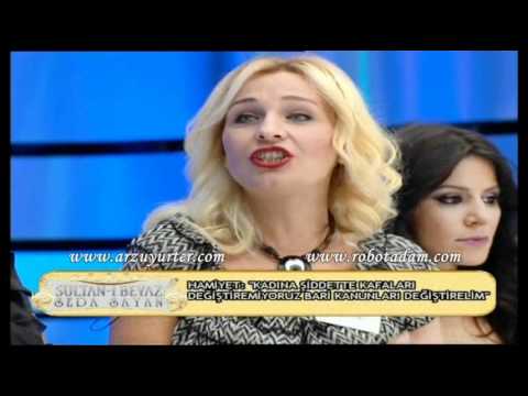 Arzu YURTER - Kadına Şiddete Hayır Makyajlı Tepki - Sultan'ı Seda Programı - Beyaz Tv