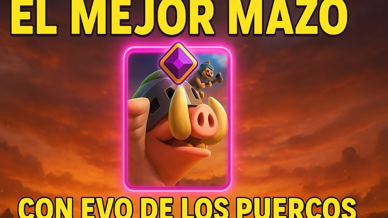 LOS MEJORES MAZOS CON LA EVOLUCIÓN DE LOS PUERCOS REALES - YouTube