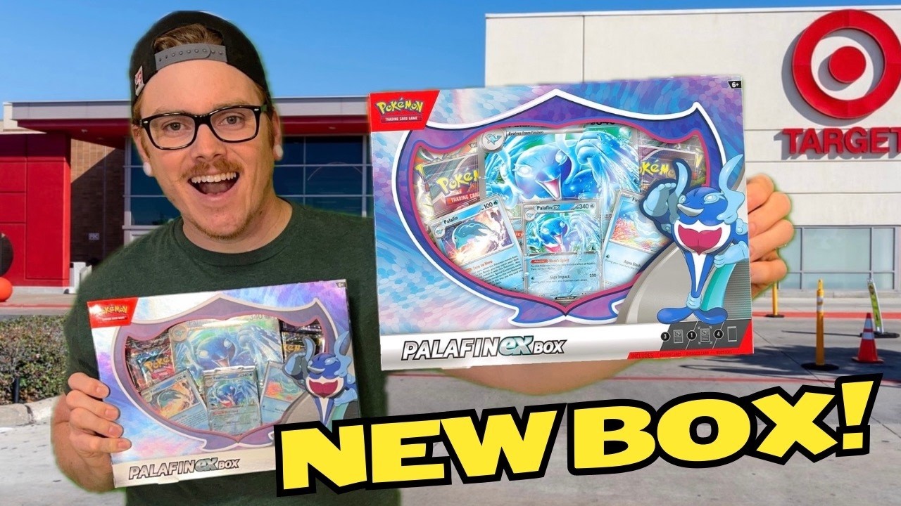 Opening the NEW Pokemon Palafin ex Boxes! - YouTube