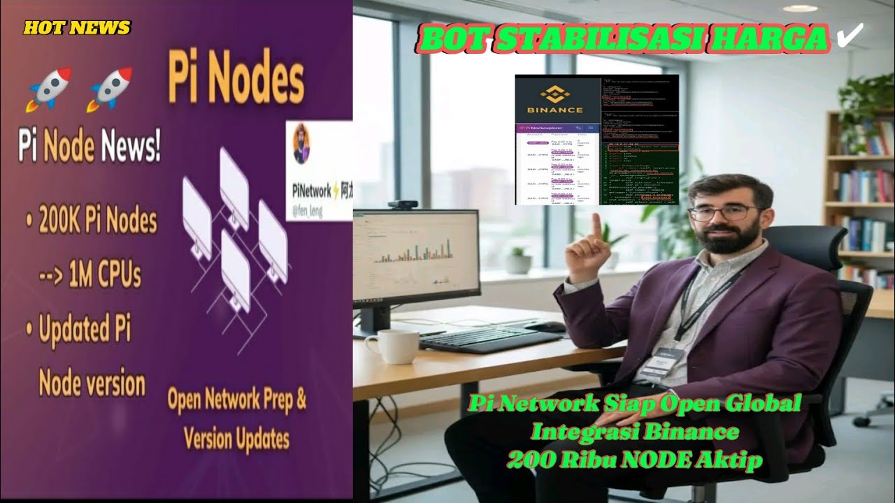 Pi Network Siap Open Global !! Di Tandai Integrasi BINANCE Dan 200 Ribu ...