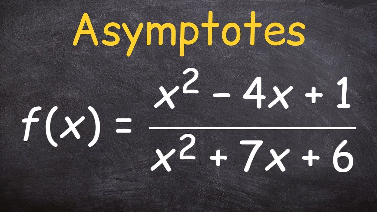 Finding The Asymptotes YouTube