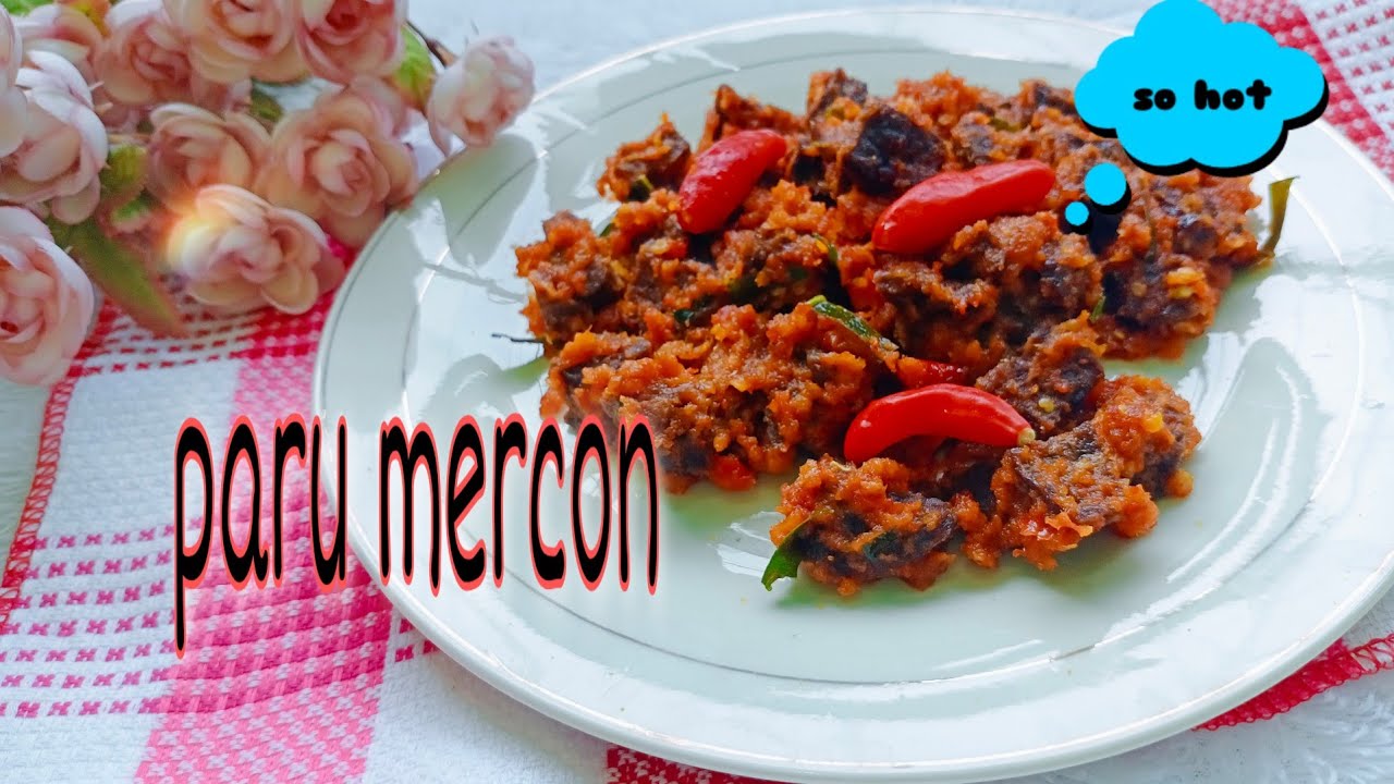 RESEP PARU MERCON ||pedasnya meledak di mulut - YouTube