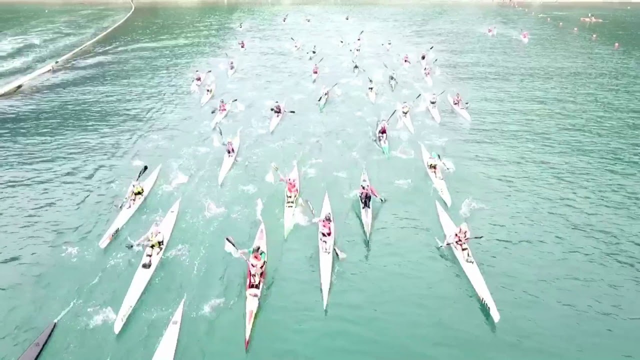 2017 ICF Canoe Ocean Racing World Championships Lady Race Start 18/Nov ...
