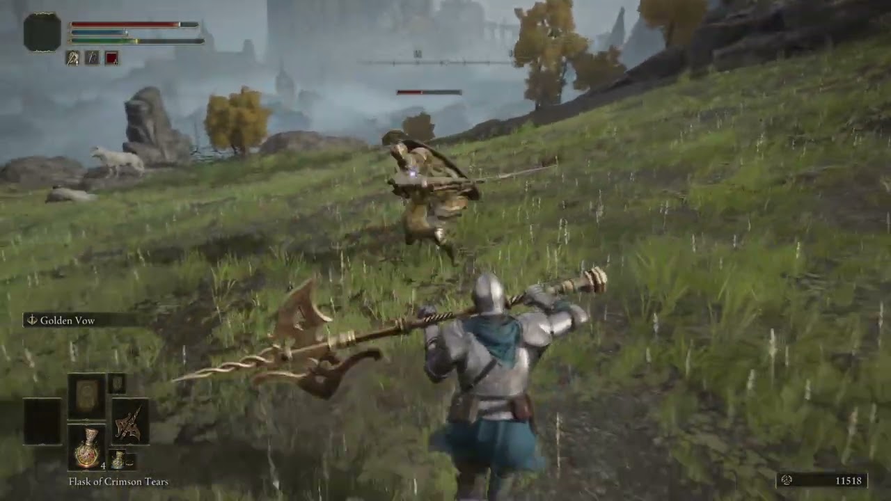 ELDEN RING™_Vagabond vs Gold Dragon Cult Knight - YouTube