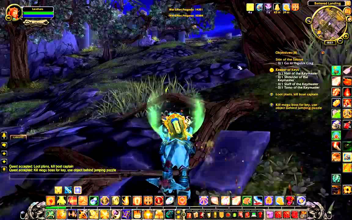Exploring Isle Of Thunder and Thunderforge MoP WoW - YouTube