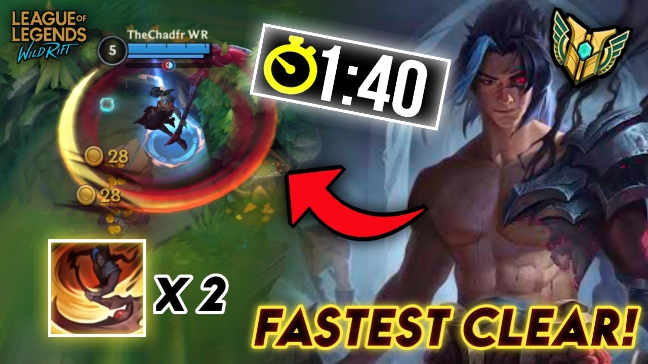 LEVEL 5 IN 100 SECONDS? KAYN FAST JUNGLE CLEAR GUIDE! | WILD RIFT - YouTube