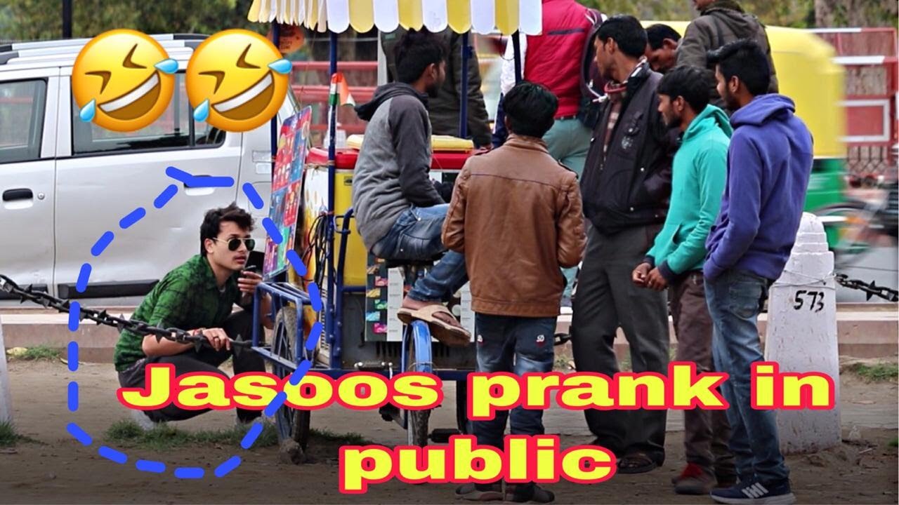 detective sam prank in public | jasoos prank | sameer and ajeet | ans ...