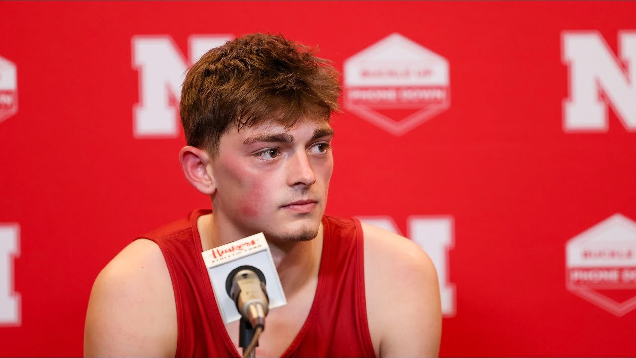 Nebraska's Connor Essegian full press conference from Sept. 19, 2024 ...