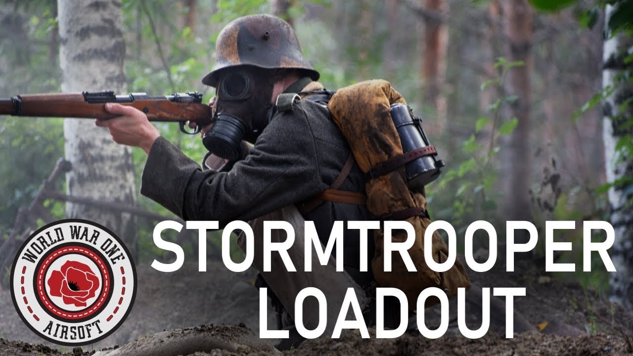 Airsoft | WW1 Stormtrooper Loadout - YouTube
