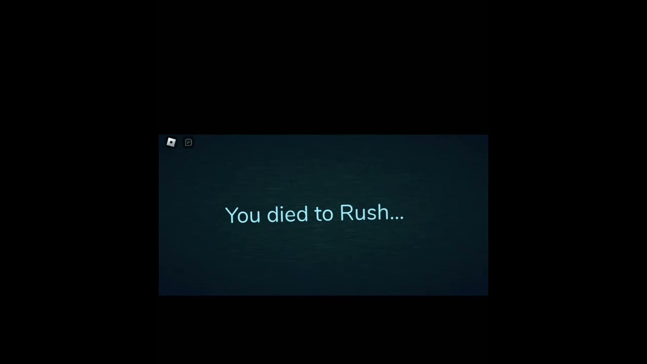 ROBLOX DOORS👁 - Death Message of Dying to Rush #roblox #death # ...