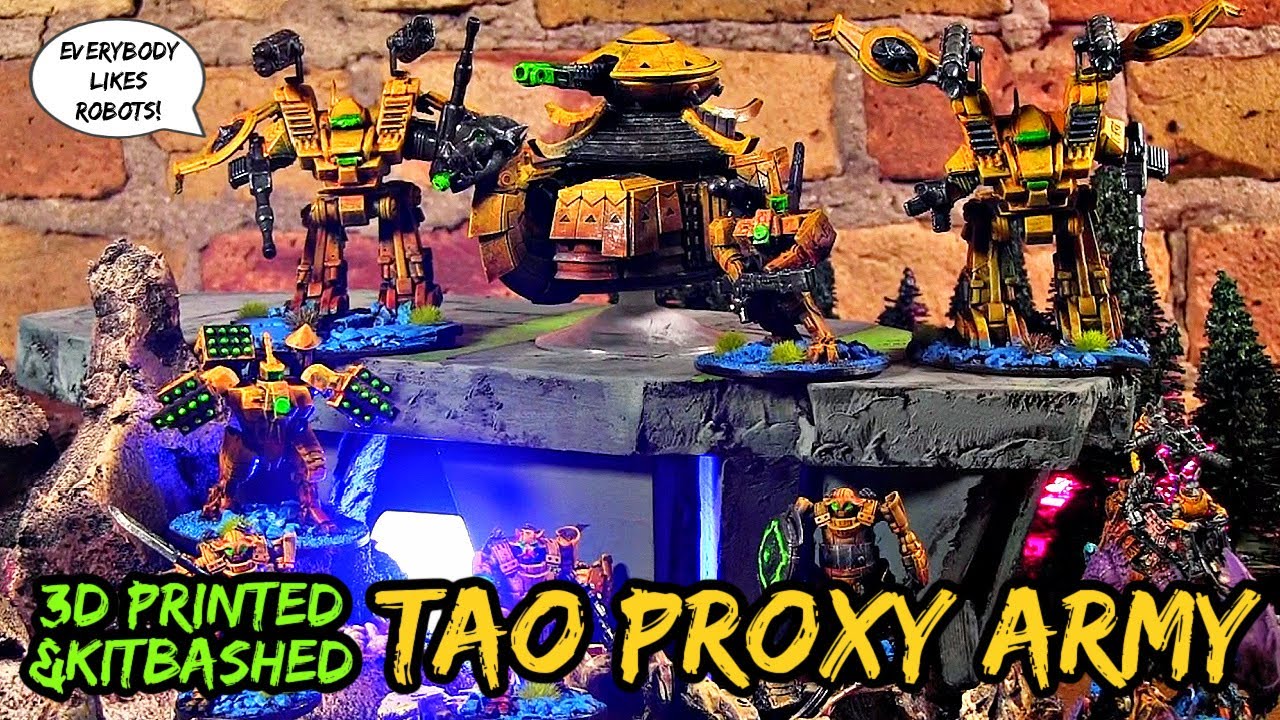 3D Printed TAO Proxy Army - YouTube