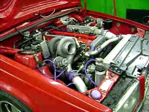 Volvo 740 (2JZ GTE) and Greddy T88 34D (Clip no.2) - YouTube
