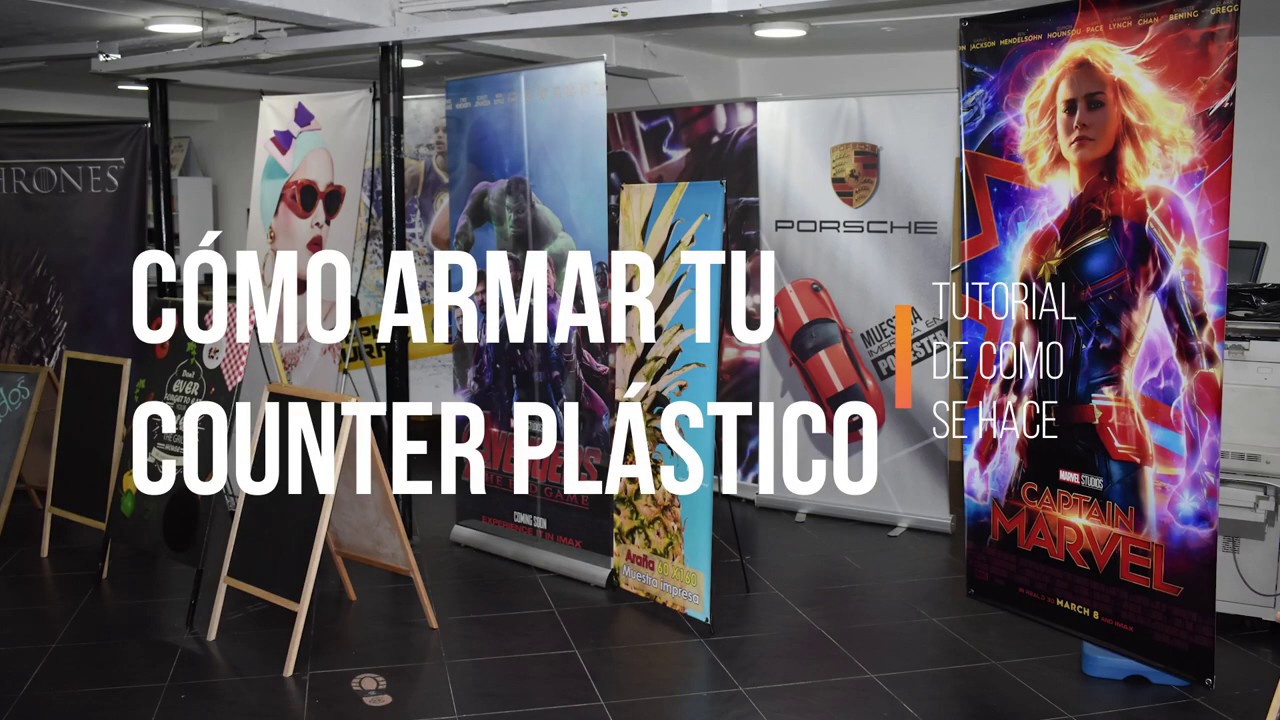 Tutorial de como armar tu counter plástico - YouTube