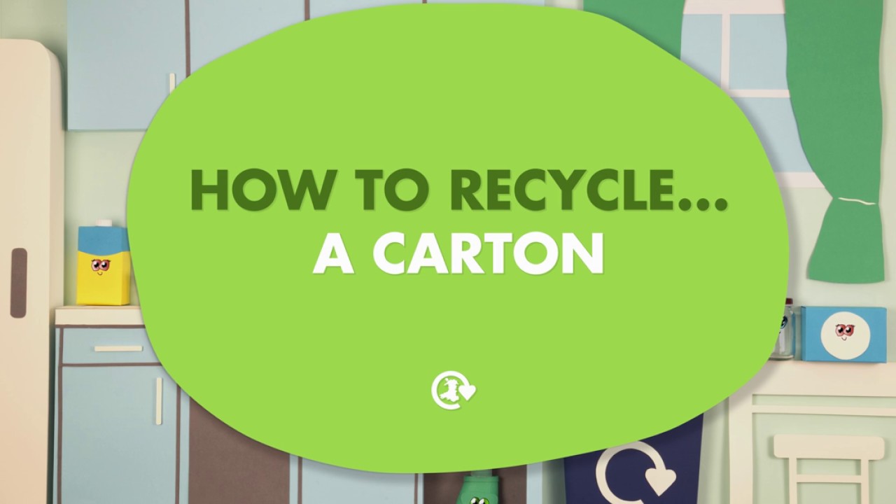 How to recycle...a carton - YouTube