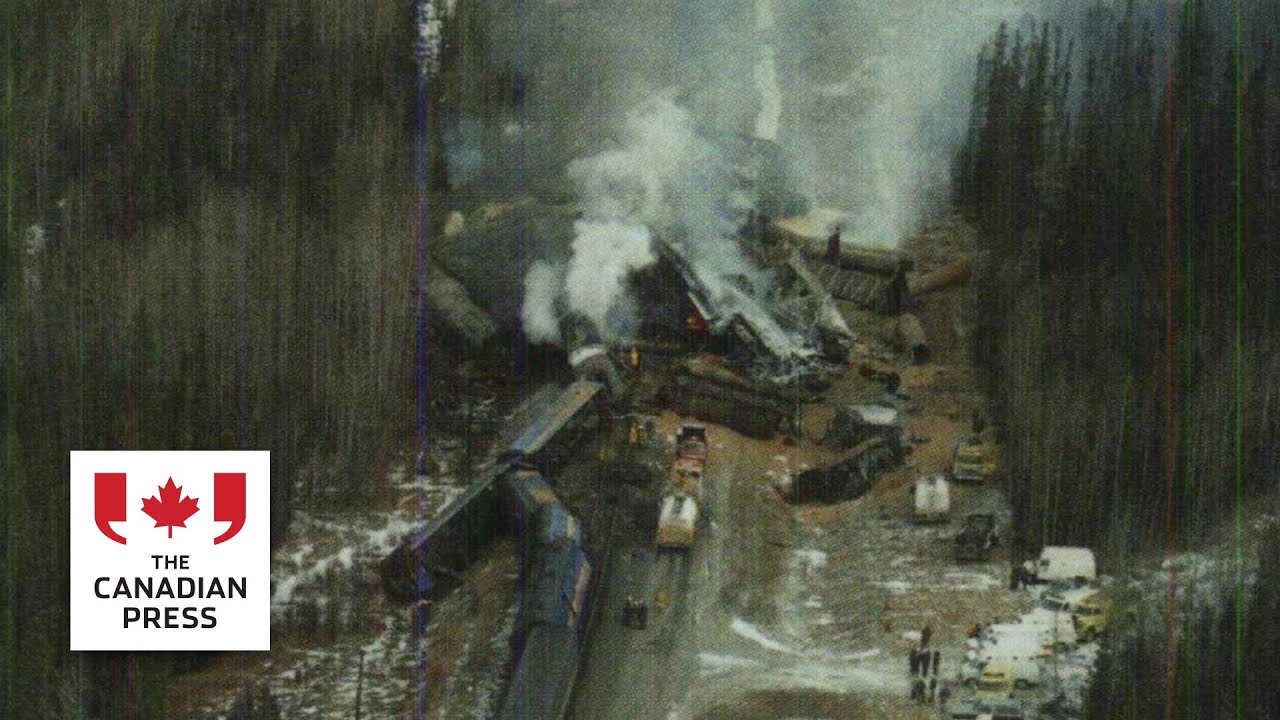 Hinton train disaster anniversary - YouTube