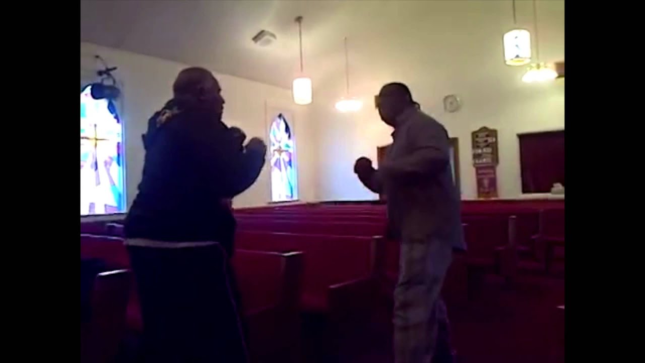 Old Men Fighting At Church - YouTube